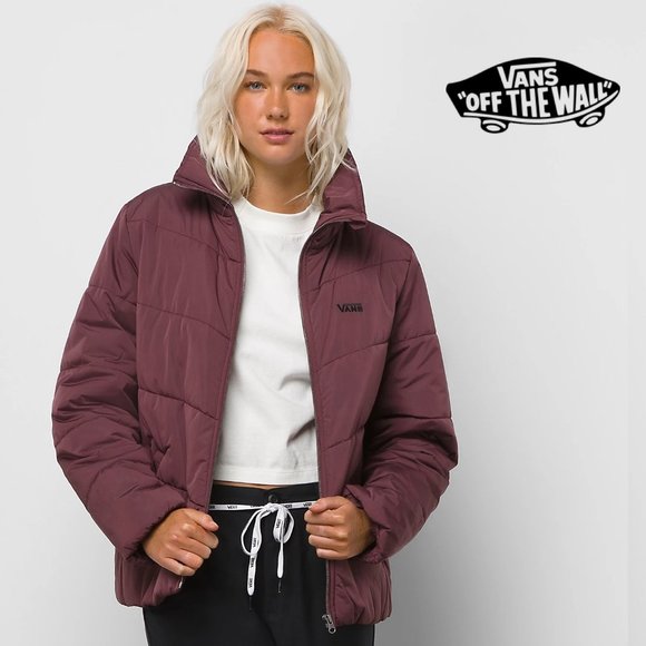 Vans | Jackets & Coats | Vans Foundry Puffer Mte Womens Full Zip Jacket ...